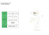China Partical Filtering Half Mask FFP3 BFE99% PPE Personal Protective Equipment for sale