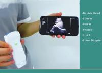 China Double Transducers Wifi Probe 10mhz Pocket Ultrasound Scanners for sale