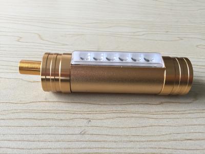 China Golden Aluminum Vein Locating Device Mini Portable Handheld Vein Light Infared for sale
