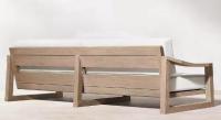 China Waterproof Cushion Patio Sofa Set Relax Teak Wooden set for sale