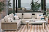 China All Weather Rope Outdoor Sofa Garden Patio Furniture Modern Aluminum Frame for sale