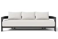 China Aluminum Modern Outdoor Patio Furniture Set 4 Piece Garden Sofa Waterproof Cushions All Weather for sale