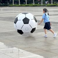 China Giant Inflatable Soccer Ball, 50cm & 75cm Ready Stock, Customizable PVC Large Beach Ball for Kids Outdoor Games & Pool Parties Big Blow Up Soccer Ball for Summer Beach, Pool & Backyard Play for sale