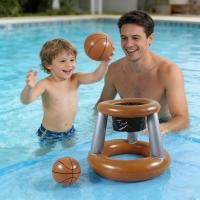China Custom Inflatable Pool Basketball Hoop with Pool-Ready Build and Easy to Use Design for Water Sports Games for sale