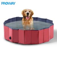 China Foldable PVC Pet Pool: Collapsible Dog Swimming Tub with Drain Plug—Portable, Durable Bathing Pool for Dogs/Cats (Outdoor/Indoor Use) for sale