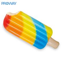 China Customizable Rainbow Popsicle Inflatable Float with Thickened 0.35mm Eco-PVC and Leak-Proof Design for Pool and Beach for sale