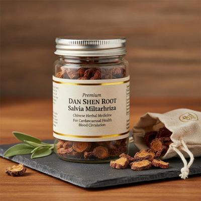 China Premium Dan Shen Root Salvia Miltiorrhiza Chinese Herbal Medicine for Cardiovascular Health Blood Circulation for sale