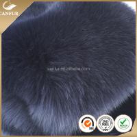 China 100% Polyester Back Material Faux Dyed Fox Fur for Garments Luxurious and Comfortable for sale