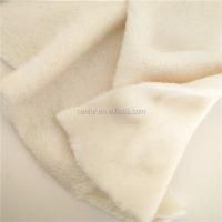 China Fabric 100% Polyester Flannel Fleece Tricot Printed Canfur0680 500m Plain 160cm 58/60 for sale