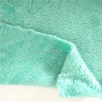 China Fabric 100% Polyester Flannel Fleece Tricot Printed Canfur0680 500m Plain 160cm 58/60 for sale