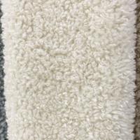 China Plush Fabric 100% Polyester Imitation Wool Fabric for Garments Min Order 500 Meters for sale