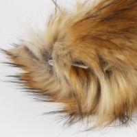 China High Pile Faux Fur Collar Description Raccoon Fur For Hood Pattern Printed for sale