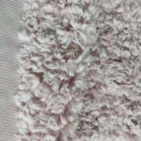 China Anti Static Weft Knitted Faux Fur Fabric Knitted Lady Garments With 100% Polyester for sale