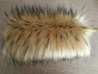 China High Pile Faux Fur Collar Description Raccoon Fur For Hood Pattern Printed for sale