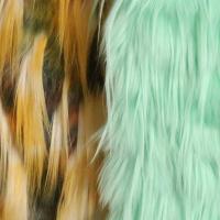 China Plush JACQUARD Winter Coats With Luxury Faux Fur 100% Acrylic for sale