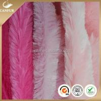 China Tricot Knitted Plush Fabric 100% Polyester Long Hair Fur for Plush Toy Manufacturers for sale