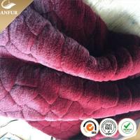 China Retail Stock of Knitted Backing Artificial Fur with Polyester / Acrylic Front Material for sale