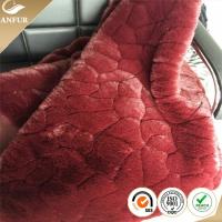 China Retail Stock of Knitted Backing Artificial Fur with Polyester / Acrylic Front Material for sale