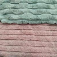 China Density 250gsm Density Tricot Big Weight Cutting Strips PV Plush Fabric for Garments for sale