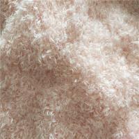 China YARN DYED Knitted Plain 100%poly Plush Fabric for Making Teddy Bear Tricot 15-20 Days for sale