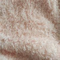 China YARN DYED Knitted Plain 100%poly Plush Fabric for Making Teddy Bear Tricot 15-20 Days for sale