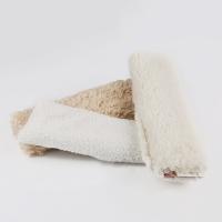 China Tricot Knitted 100% Polyester BROG Sherpa Faux Lamb Fur Fabric for Garments Lining for sale