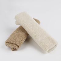 China Tricot Knitted 100% Polyester BROG Sherpa Faux Lamb Fur Fabric for Garments Lining for sale