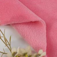 China Customized Color 100D Yarn Count Coral Fleece Fabric for Pajamas 300gsm Double Faced for sale