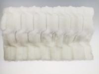 China Tricot Knitted Brushed White PV Plush Fabric for Quilts and Pillows Knitted Type Tricot for sale