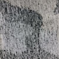 China Printed Rabbit Fake Fur for Garment Bags 100% Polyester Jacquard 3 Color Print Fabric for sale