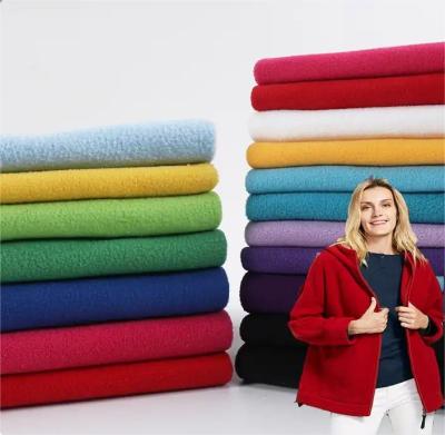 China 150d*144f Micro Polar Fleece Fabric for Jackets Lining 100% Polyester 155cm Width for sale