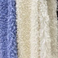 China Versatile 100% Polyester Artificial Long Curly Fur Fabric for Garments in Any Color for sale