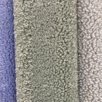 China Versatile 100% Polyester Artificial Long Curly Fur Fabric for Garments in Any Color for sale