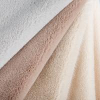 China 100% Polyester Front Material Plush Faux Fur Fabric for Coat Customized Design for sale