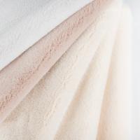China 100% Polyester Front Material Plush Faux Fur Fabric for Coat Customized Design for sale