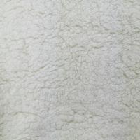 China Stitch-Bonded Nonwoven Technics 100% Polyester Knitted Warm Soft White Color Sherpa Fleece Lining Fabric for sale