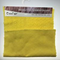 China High Durability Low Pile Brush PV Plush Fabric Flower for Garment or Toys for sale
