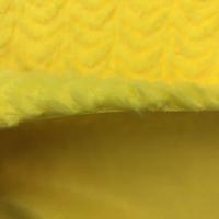 China High Durability Low Pile Brush PV Plush Fabric Flower for Garment or Toys for sale
