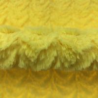 China High Durability Low Pile Brush PV Plush Fabric Flower for Garment or Toys for sale