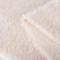 China Polyester Sherpa Lining Fabric for Winter Coat Jacket Lining 300-500g/m Width 58/60 for sale