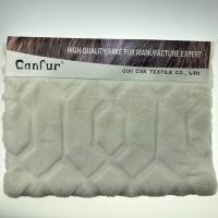 China Printed Cut Rabbit Fur Plush 1000 Meters 15-25 Days Delivery 58/60