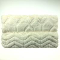 China Printed Cut Rabbit Fur Plush 1000 Meters 15-25 Days Delivery 58/60
