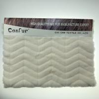 China Printed Cut Rabbit Fur Plush 1000 Meters 15-25 Days Delivery 58/60