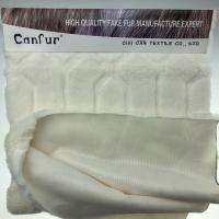 China Printed Cut Rabbit Fur Plush 1000 Meters 15-25 Days Delivery 58/60