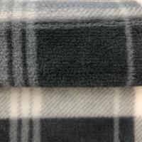 China Garment Plush Fabric 100% Polyester Knitted Flannel Fabric for Blanket for sale