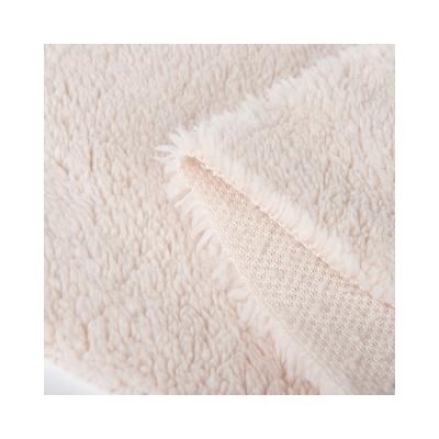 China Winter Clothing Jacket Lining in All Polyester Cotton Velvet with Customizable Colors for sale