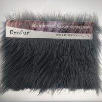 China Custom Luxury Long Pile Artificial Faux Fur Fabric with 1200G/M Weight for sale