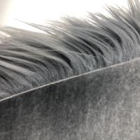 China Custom Luxury Long Pile Artificial Faux Fur Fabric with 1200G/M Weight for sale