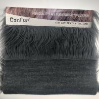 China Custom Luxury Long Pile Artificial Faux Fur Fabric with 1200G/M Weight for sale