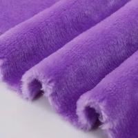 China Custom Color Bathrobe Flannel Fleece Coral Fleece Fabric for Bed Blankets and Pajamas for sale